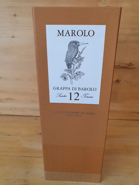 Grappa Marolo di Barolo, 12 anni, 0,70 Liter, 50% Volumen (Neu und originalverpackt) in ...