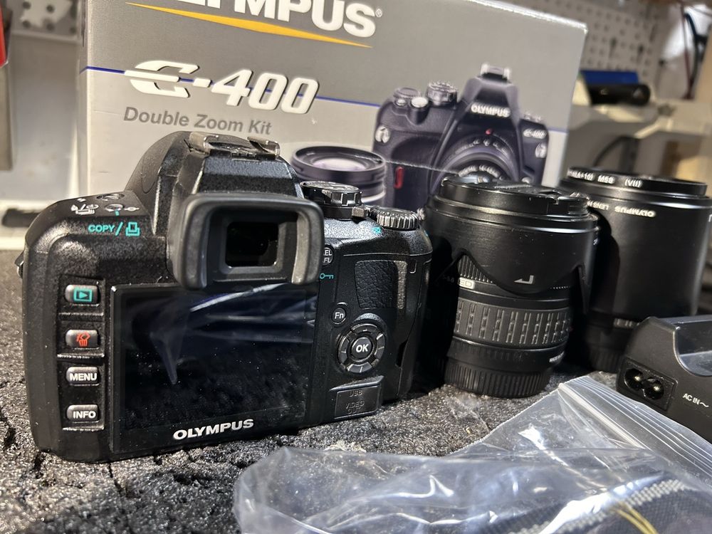 Olympus E-400 Fotocamera digitale SLR + 2 obiettivi 📸 (Usato) a ...