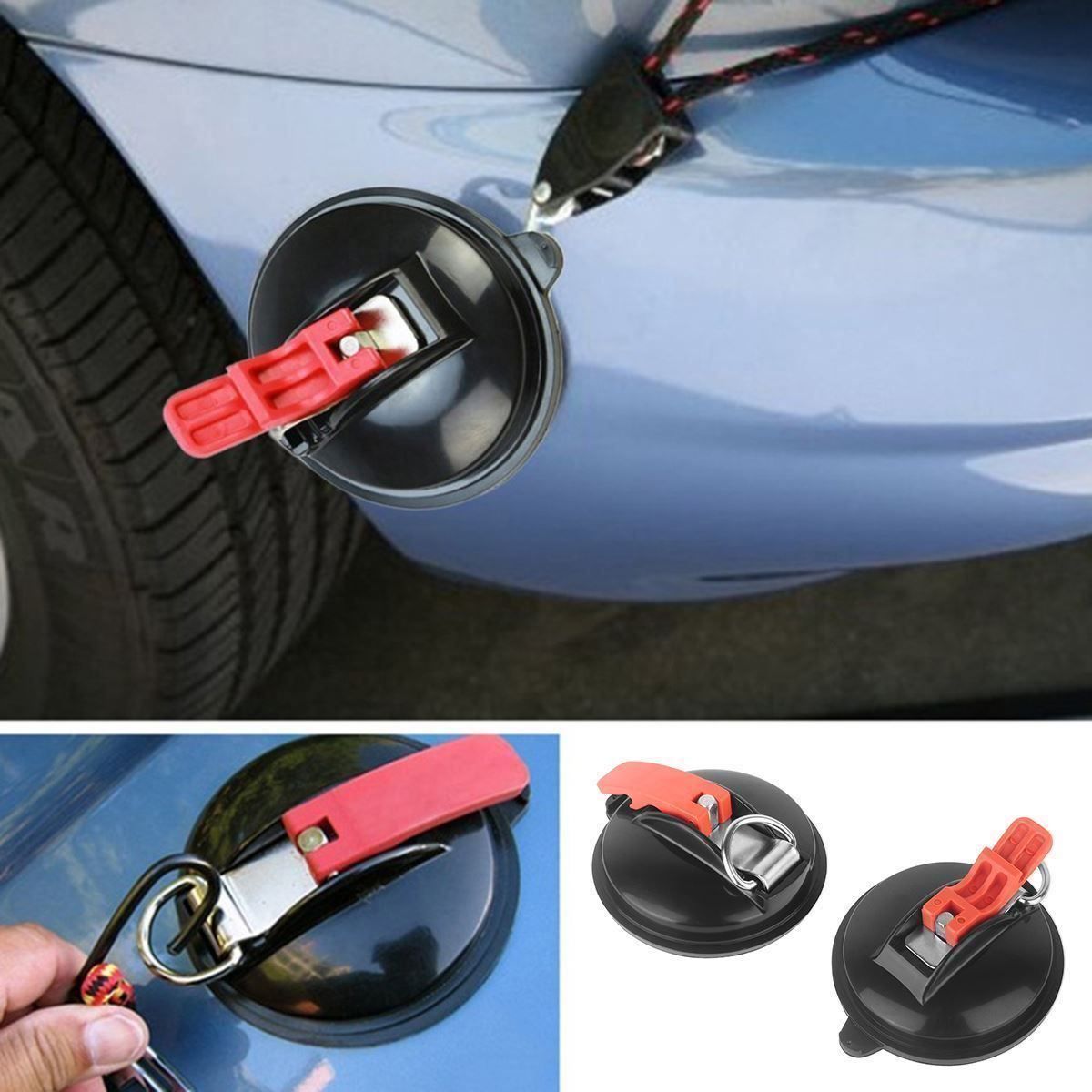 Auto Saughalter Vorzelte 4 Haken+8 Ring (Neu (gemäss Beschreibung)) in ...