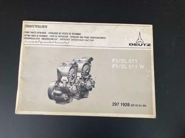 Ersatzteilliste Deutz F1/F2L 511 (Gebraucht) in Schönenbuch für CHF 10 ...