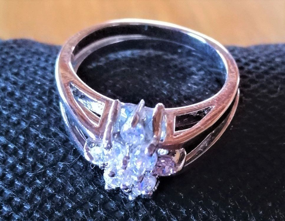 Wendering Ring reversible mit Strass 16 mm oder 18 mm | Kaufen auf Ricardo