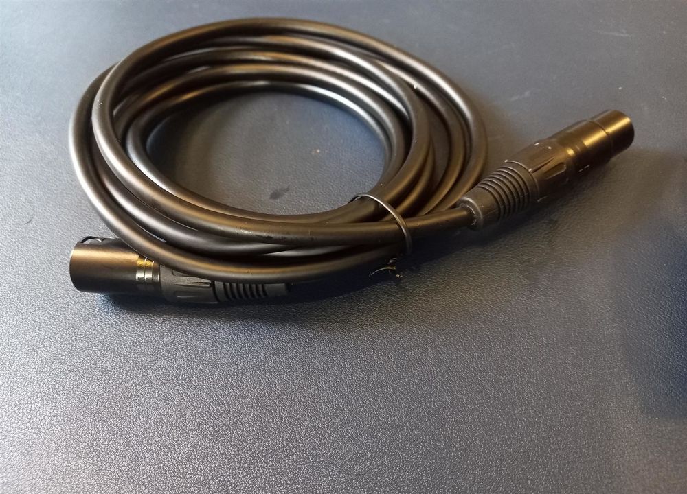 2 x XLR-Kabel (5m) - Lot de 2 câbles XLR mâle à femelle (5m) (Neu und ...