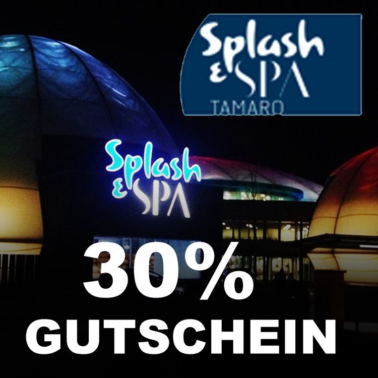 Splash & Spa Tamaro 30% Gutschein Bon Eintritt Tickets buono (Neu und ...