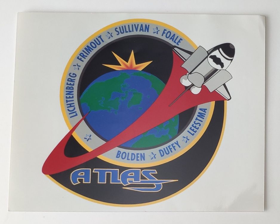Space Shuttle Crew Patch Photo STS-45 / März 1993 // 25.5/20 | Kaufen auf Ricardo