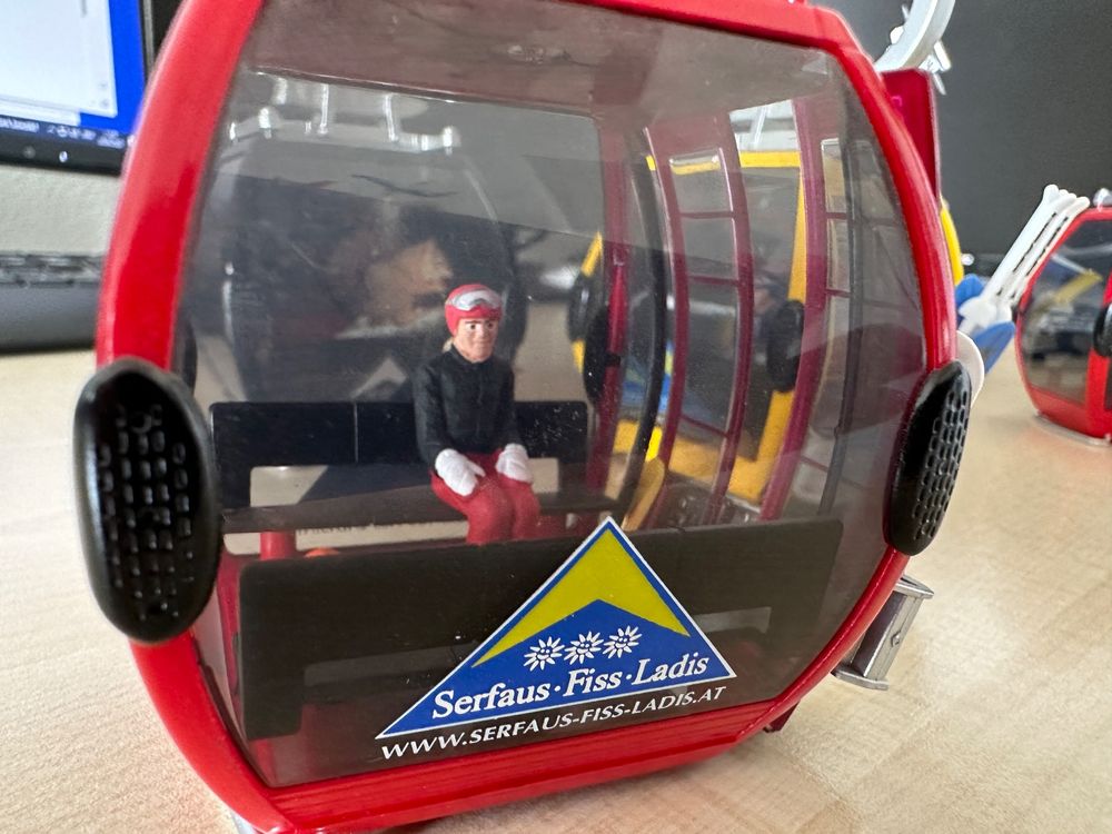 JC Gondel Omega IV/8 1:32 Serfaus Fiss Ladis 8 Stück (Gebraucht) in ...