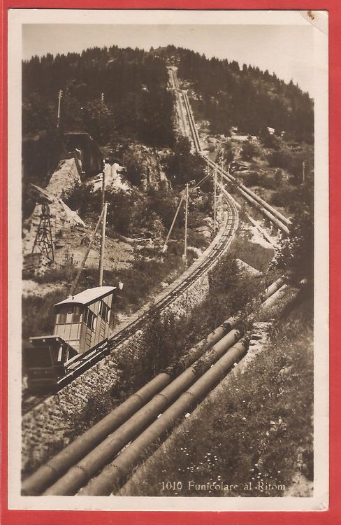 Bahn - Funicolare al Ritom bei Quinto - ca. 1930 | Kaufen auf Ricardo