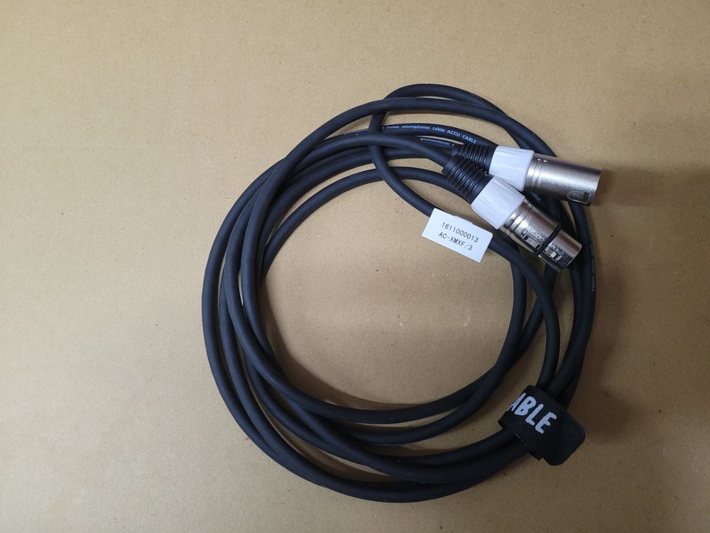 XLR Kabel / Rock Cable / 3 Meter/ Neu (Neu (gemäss Beschreibung)) in ...