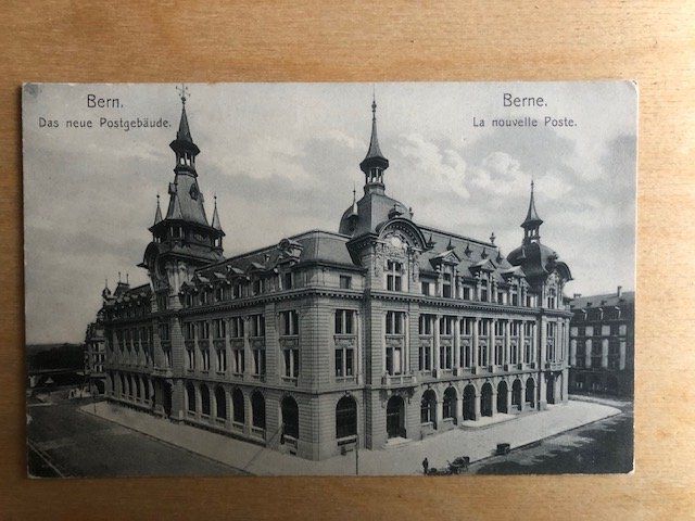Antike Postkarte, Bern, Das neue Postgebäude. (Gebraucht) in Basel für CHF 10 – mit Lieferung ...