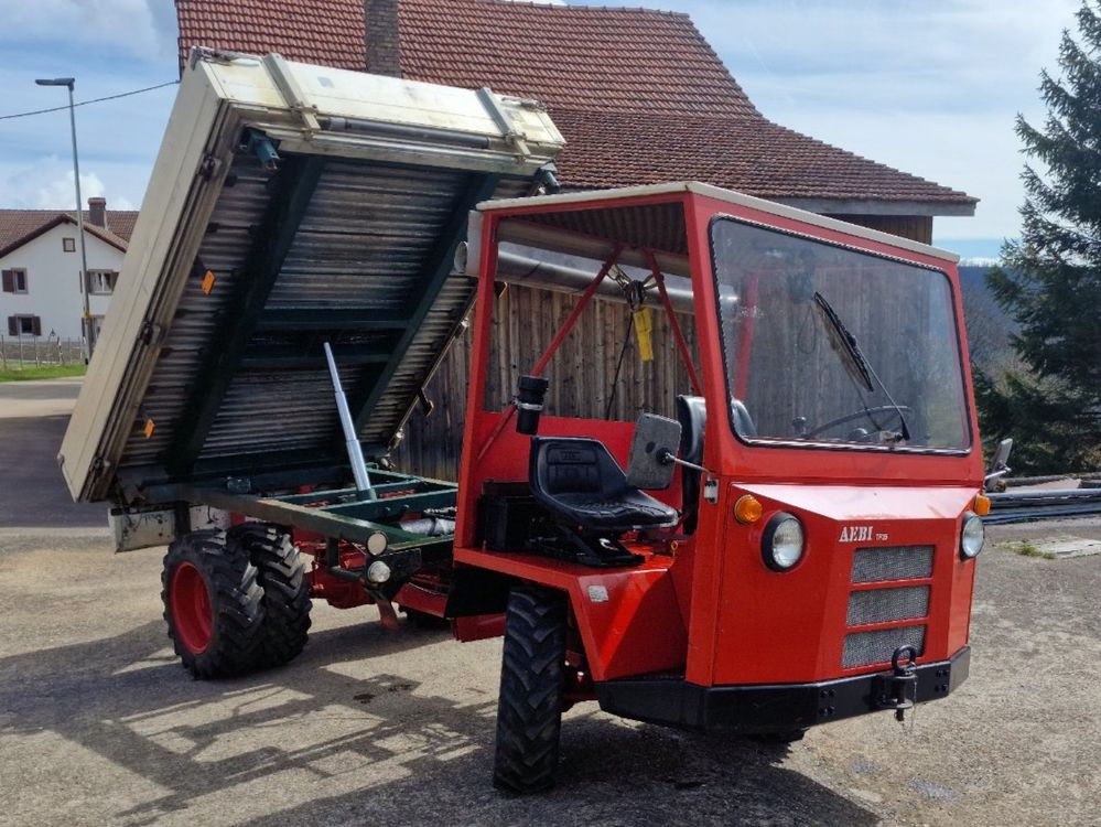 Aebi Tp 25 mit 3 Seiten Kipper (Gebraucht) in Porrentruy für CHF 3500 – nur Abholung auf Ricardo ...