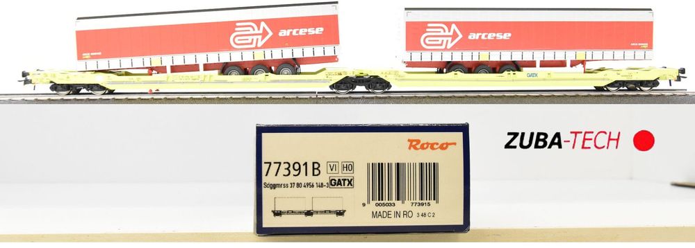 Roco 77391 Doppeltaschenwagen GATX H0 GS OVP (Gebraucht) in St. Gallen ...