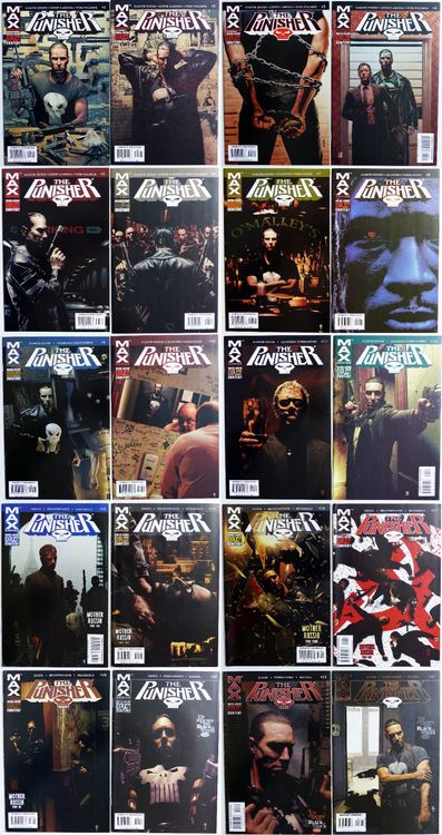 PUNISHER MAX GARTH ENNIS 7TH SERIE 1-24 RUN 22 COMICS 2004 | Kaufen auf Ricardo