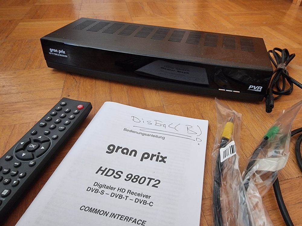 Digitaler HD Receiver HDS 980T2 | Kaufen auf Ricardo