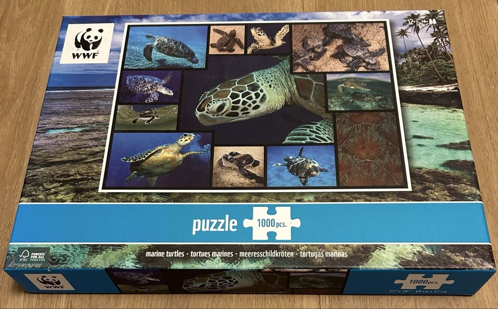 WWF Puzzle 1000 Teile - Meeresschildkröten-Ganz neu! (Neu und ...