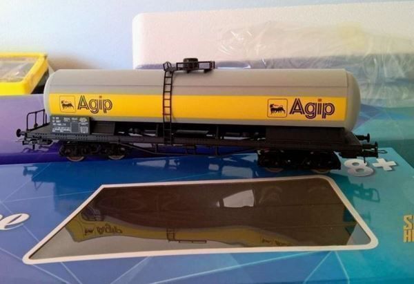 Lima H0 HL6102: 4Achs-Kesselwagen AGIP, Kurzkupplungen, neu (Neu und ...