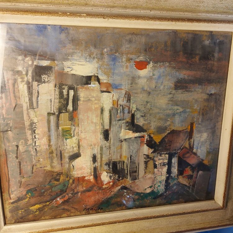 Gemälde HANS KAISER 1914-1982 Dorf B.B.12* (Gebraucht) in Grenchen für ...