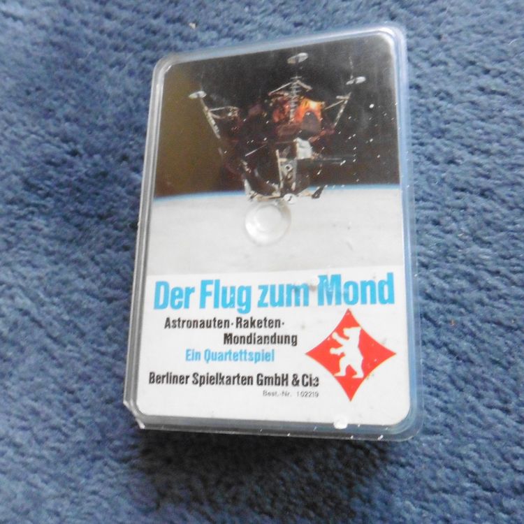 Quartett,Flug zum Mond,Fotos,Apollo,28 Karten,Astronauten (Gebraucht ...