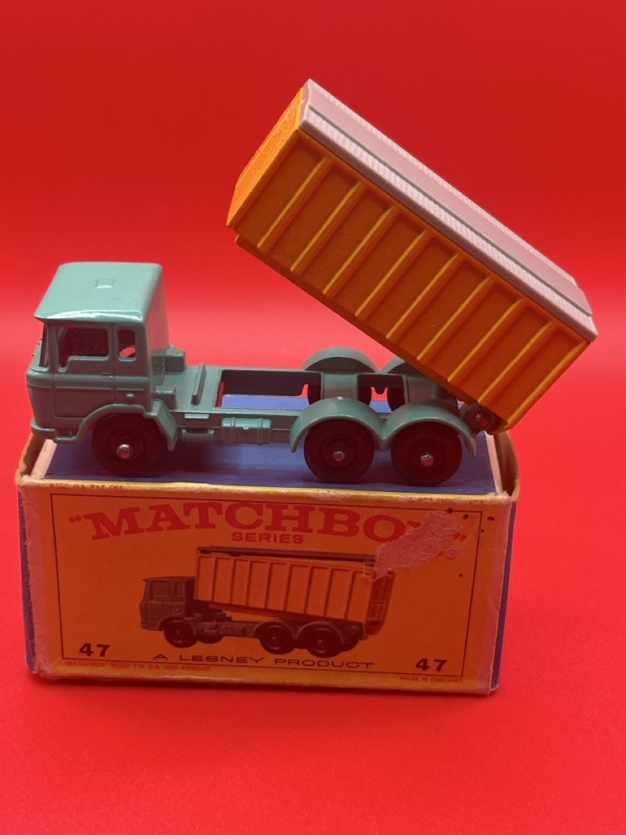 Matchbox Lesney DAF Tipper Container Truck No 47 (Gebraucht) in Root ...