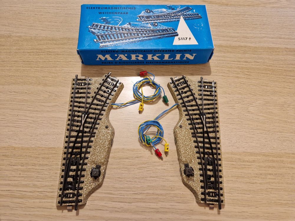 Märklin 5117 Weichenpaar M H0 (2) | Kaufen auf Ricardo