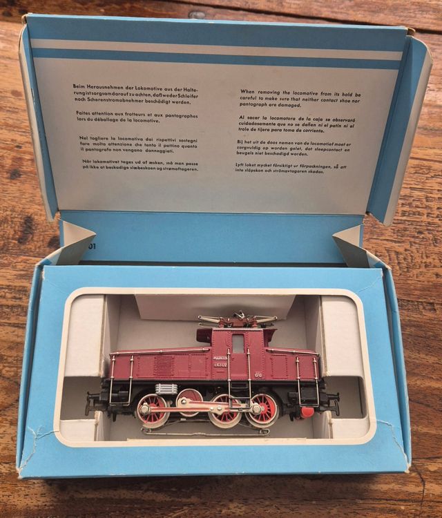 Märklin 3001 Elektrolok E-Lok rot BR E63 02 DB (Neu (gemäss ...