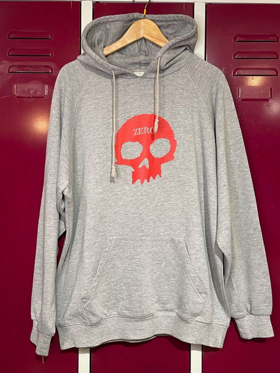 VINTAGE 90s ZERO SKATEBOARD HOODIE SZ: XL | Kaufen auf Ricardo