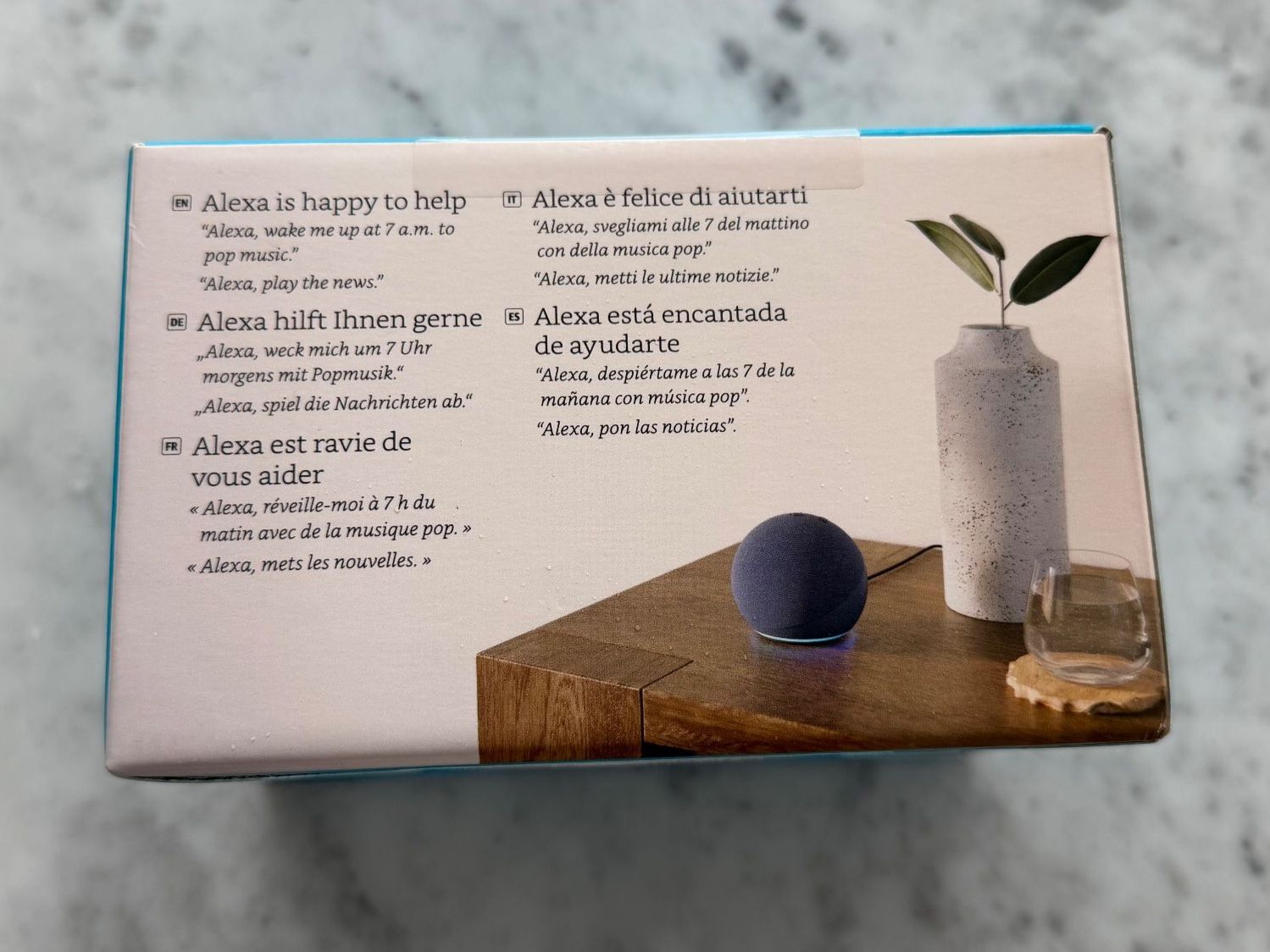 Amazon Alexa Echo Dot Smart Speaker - dunkelblau - NEU (Neu und ...