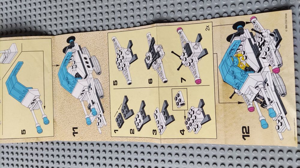 LEGO Space Anleitung / Instructions - Futuron 6875 (Gebraucht) in Muhen ...