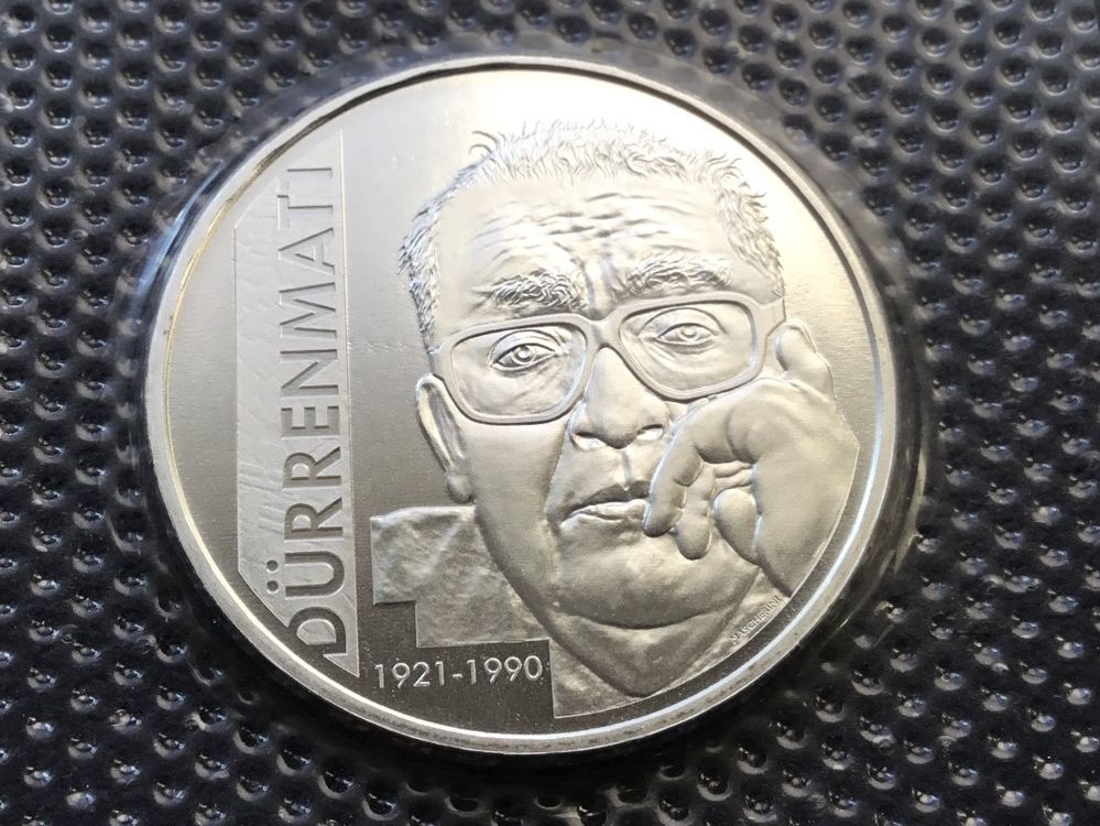 20 Franken Silbermünze DÜRRENMATT 2021 (Neu und originalverpackt) in St. Margrethen SG für CHF ...