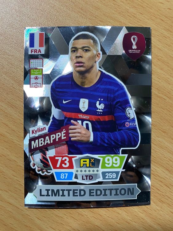 Panini World Cup 2022 Limited Edition Kylian Mbappé FRA | Kaufen auf ...