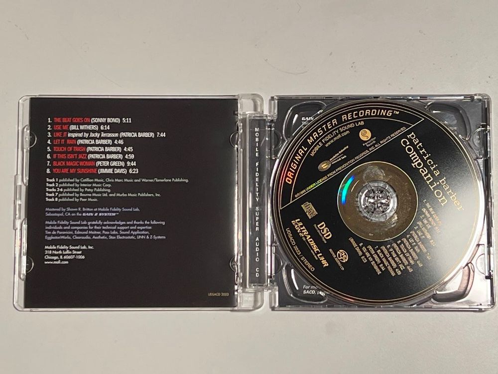 MFSL Patricia Barber High-end Referenz Live CD SACD ! | Kaufen auf Ricardo