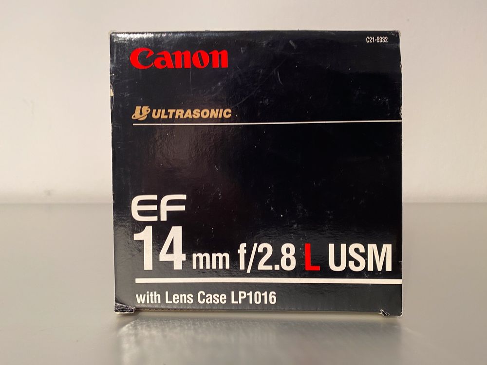 Canon EF 14mm f/2.8L USM Ultrasonic (D'occasion) à Fescoggia pour CHF ...