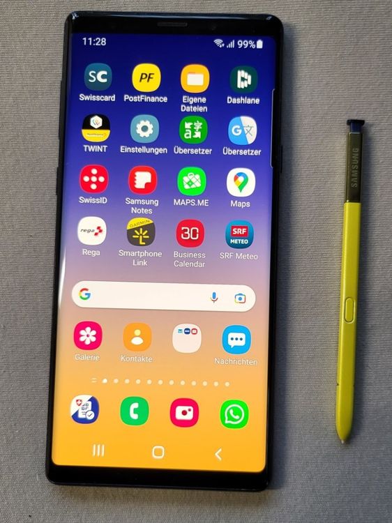 Samsung Galaxy Note9 Ocean Blue (Gebraucht) in für CHF 145 – mit ...