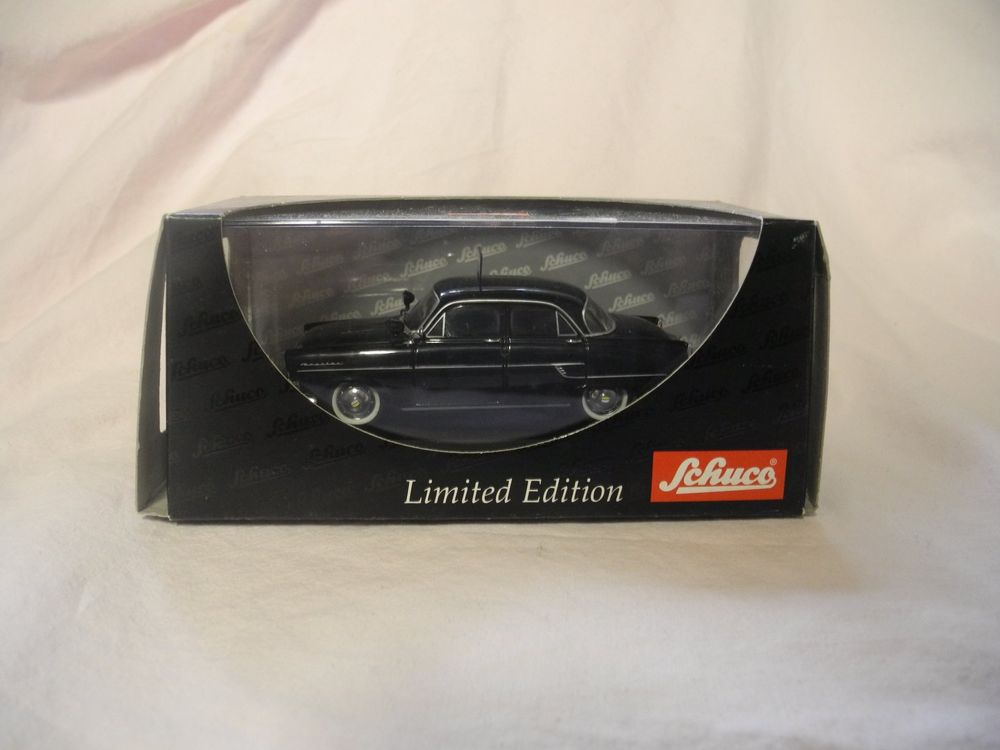 SCHUCO NR. 02634 OPEL KAPITÄN POLIZEI 1:43 MIB (Neu und ...