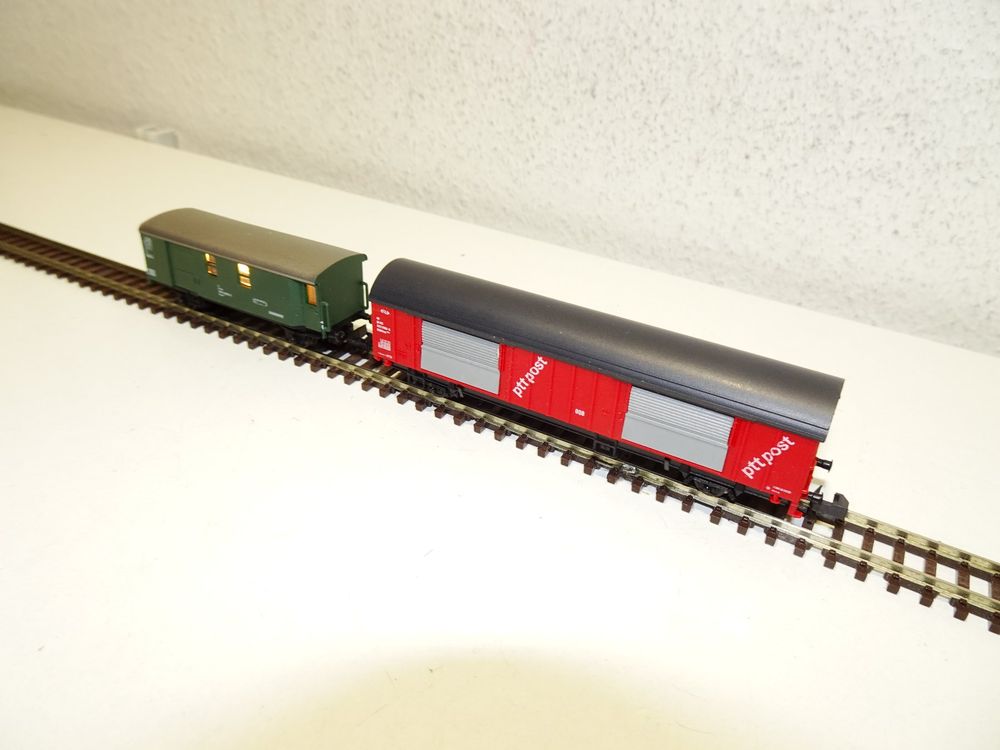 2 Roco Arnold Güterwagen DB NS PTT Post Licht Spur N (7) | Kaufen auf Ricardo