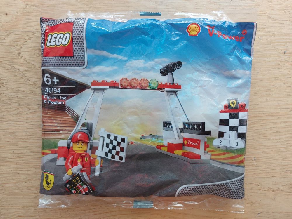LEGO Shell 40194 Finish Line & Podium Ferrari | Kaufen auf Ricardo