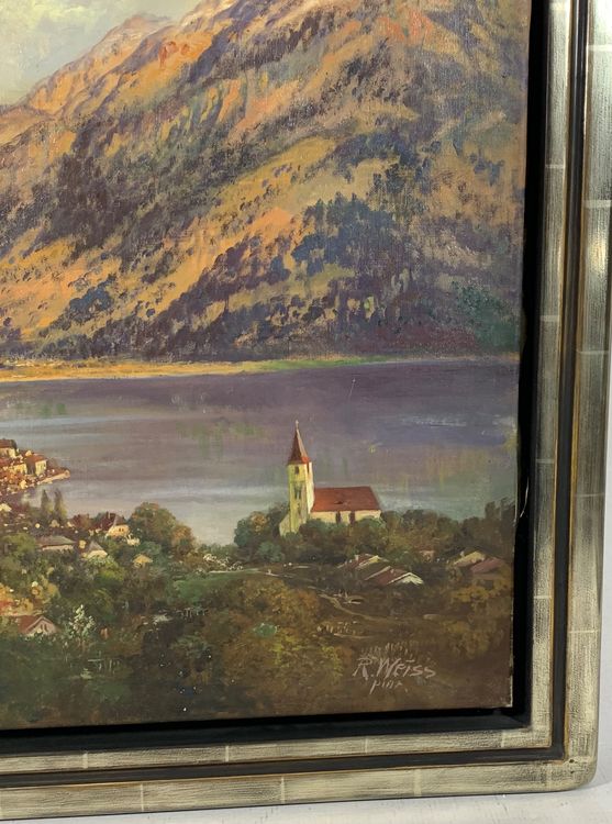 Rudolf Weiss (1846-1933) Brienz am Brienzersee Gemälde (Gebraucht) in ...
