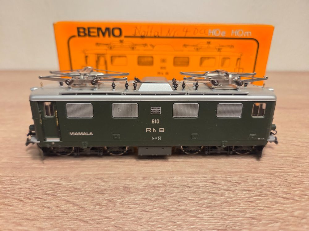 Bemo 1250/9 E-Lok Viamala RhB H0m (Gebraucht) in St-Aubin-Sauges für ...