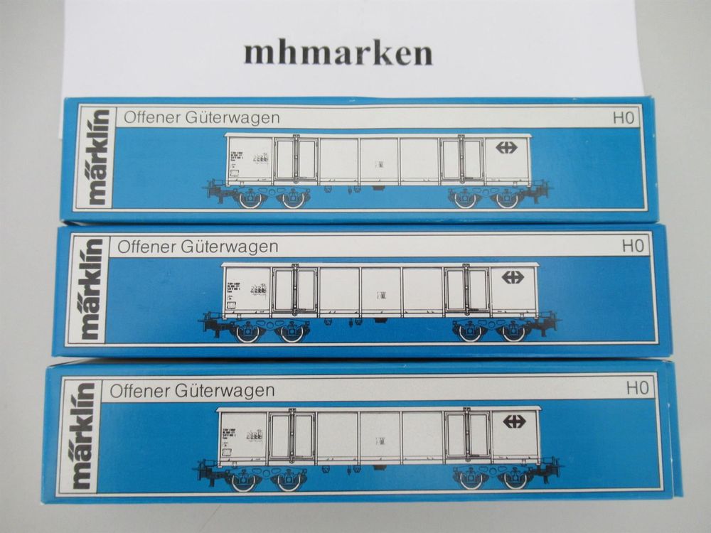 Märklin 3 x 4689 SBB Güterwagen AC H0 (Gebraucht) in Basel für CHF 50 ...
