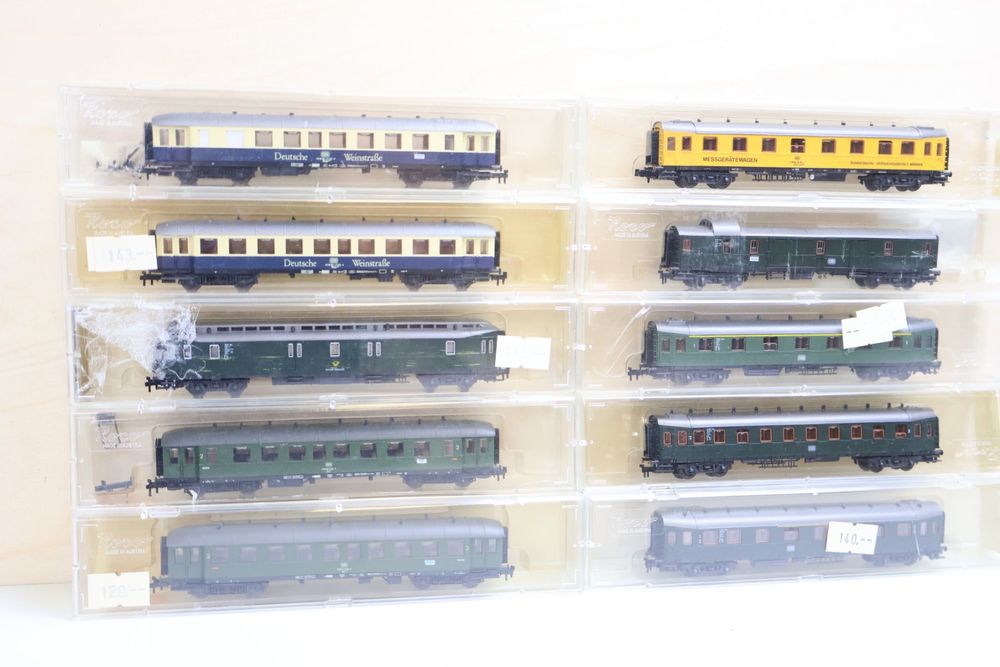 Roco 10 x Personenwagen Set - Spur N - schöne Modelle (Gebraucht) in ...