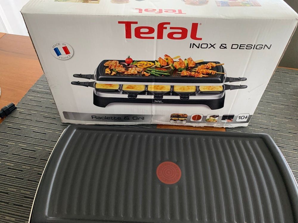 Raclette & Gril Tefal Inox & Design | Kaufen auf Ricardo
