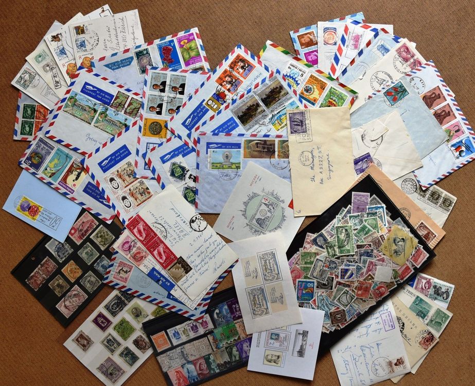 grosser Posten Briefe, Marken, Blocks Welt inkl. Flugpost | Kaufen auf ...