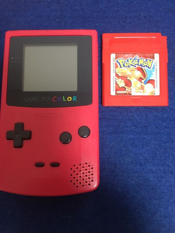Gameboy Color Rot + Pokemon Rot ab 1.- | Kaufen auf Ricardo