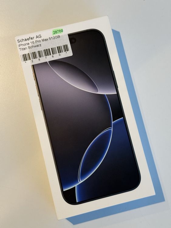 Apple iPhone 16 Pro Max – 512 GB – Neu & originalverpackt (Neu und originalverpackt) in ...