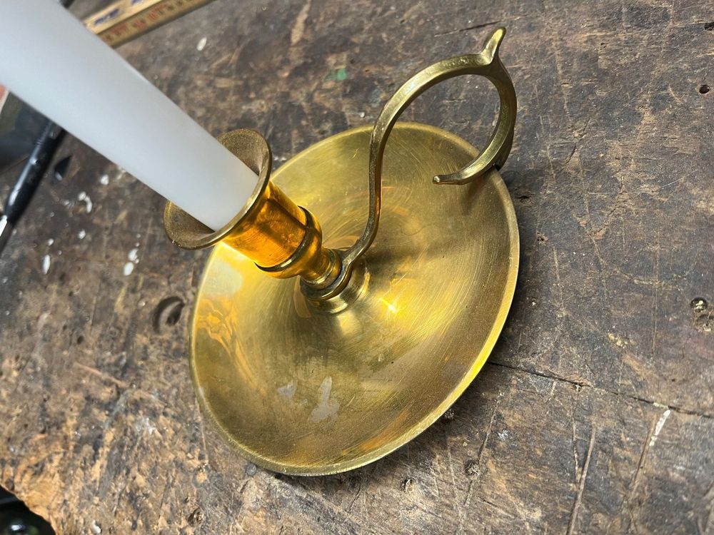 Kerzenhalter Messing Retro Vintage | Kaufen auf Ricardo