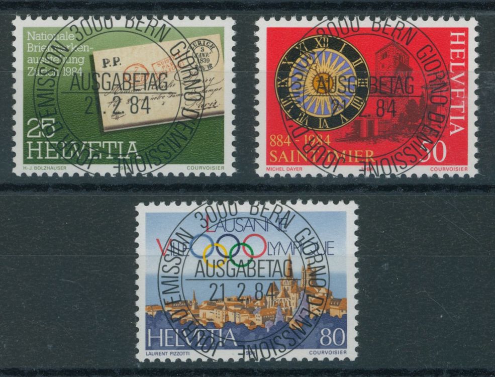 1984 - Werbemarken I - Ersttag Voll Stempel ET (Gebraucht) in Schindellegi für CHF 5.6 – mit ...