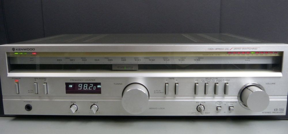 Kenwood KR-720 Stereo Hi-Hi Receiver. Mit Phono MM * Top (Gebraucht) in ...