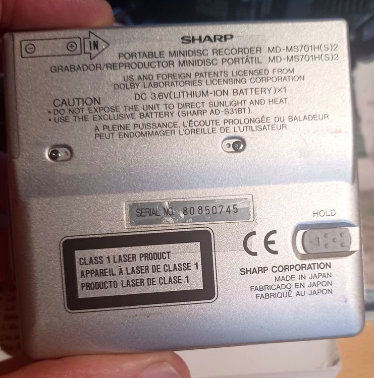 MiniDisc Sharp MD-MS701H | Kaufen auf Ricardo