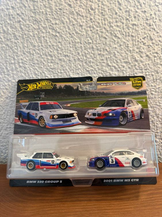 Hot Wheels Premium BMW 320 Group 5 & M3 GTR Set, neu in OV (Neu und ...