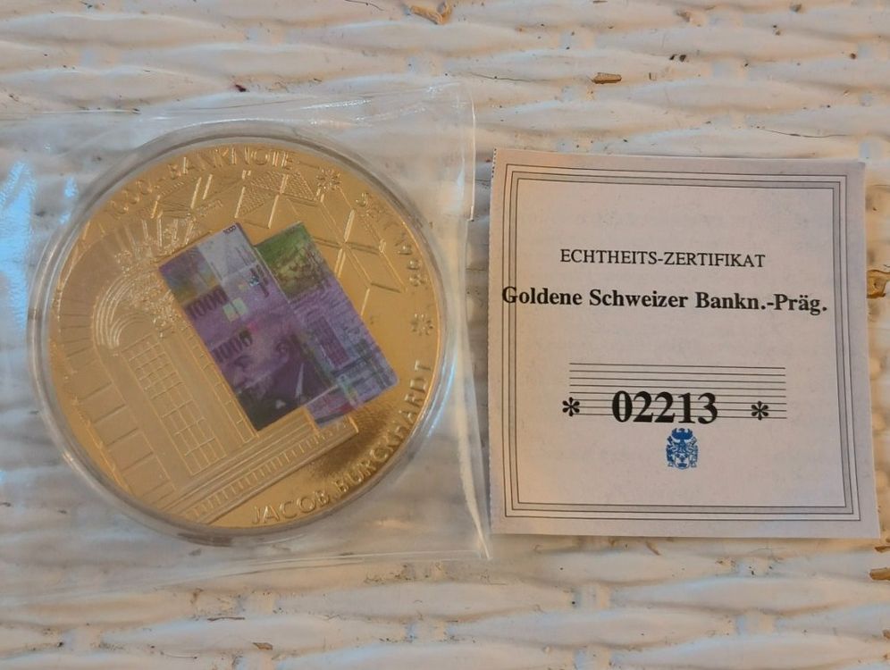 Helvet. Banknoten prägung (Gebraucht) in Apples für CHF 40 – mit ...