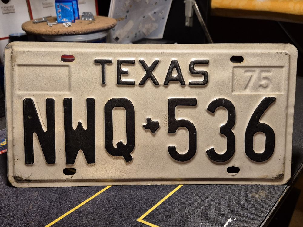 Nummernschild, Texas 75' | Kaufen auf Ricardo