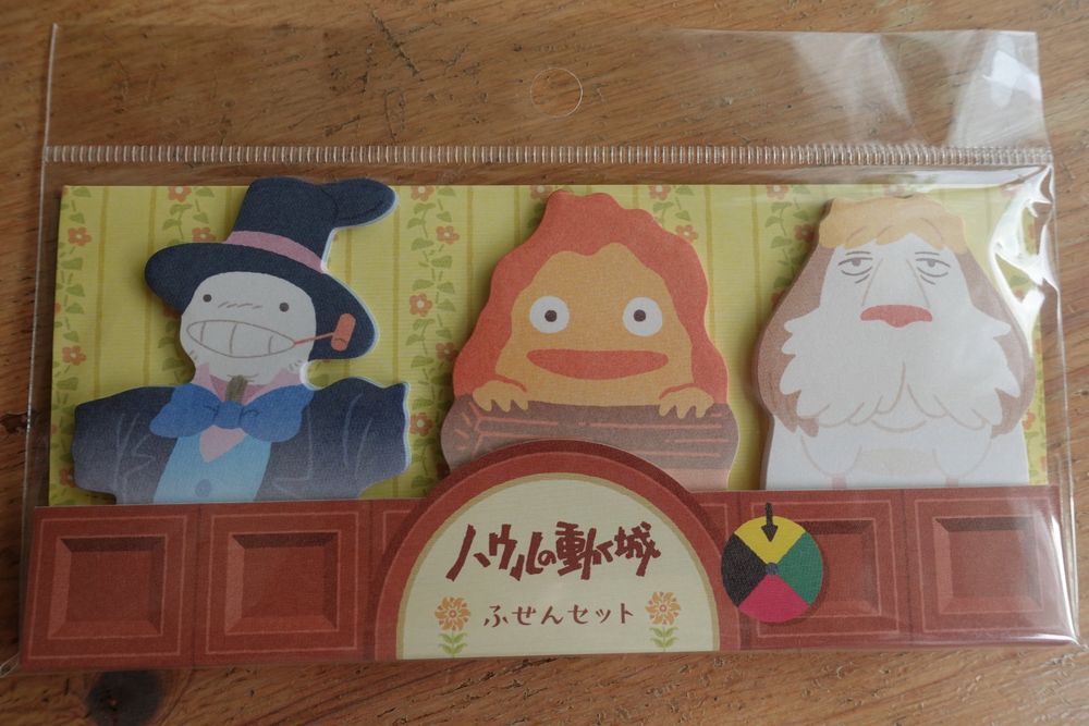 Mini Memo Sticky Note Post-It - Ghibli Howl Moving Castle (Neu (gemäss ...